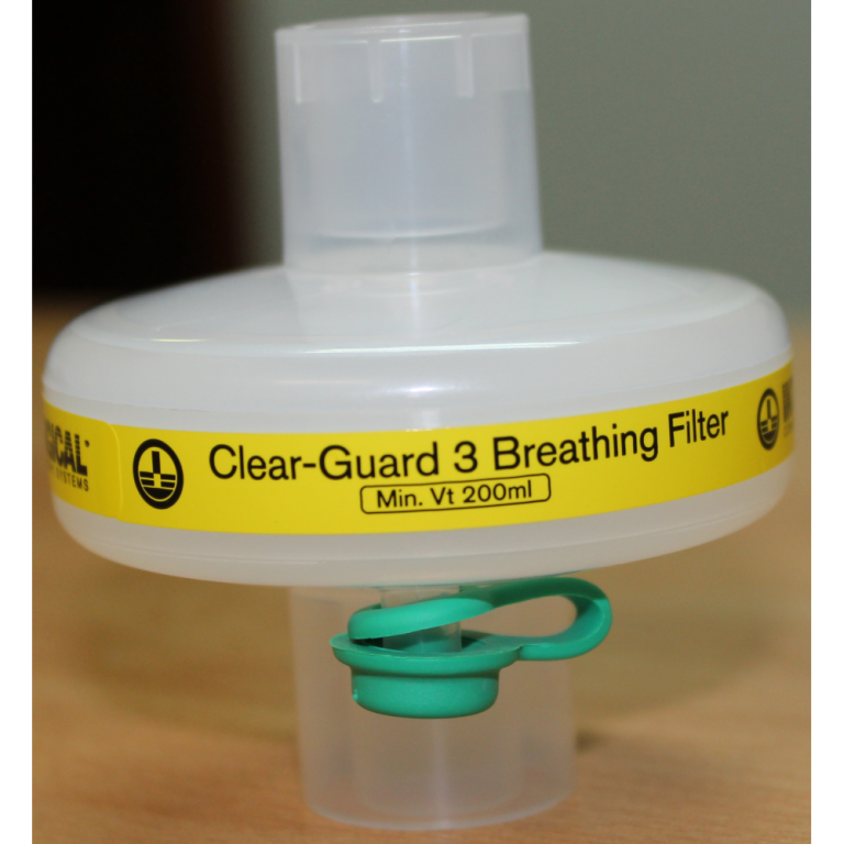 FILTRO RESPIRATORIO CLEAR-GUARD™ 3 CON PUERTO DE MONITORIZACIÓN ...
